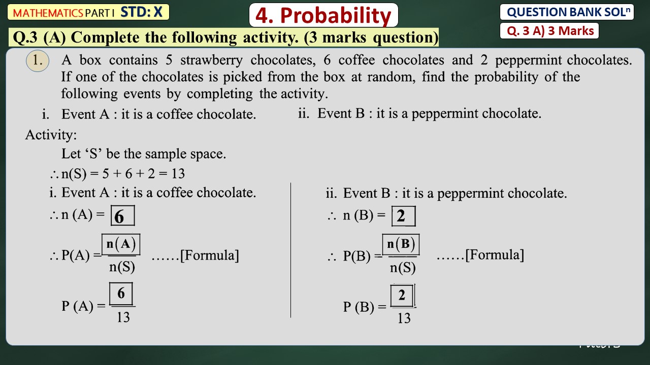 SSC Class 10 Maths 1 Question Bank Solution (Chapter 4)