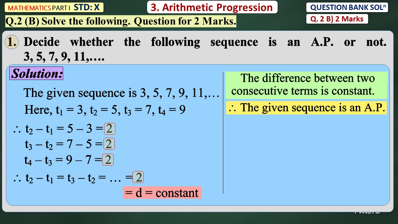 Ssc Class 10 Maths 1 Question Bank Solution Chapter 3 6508